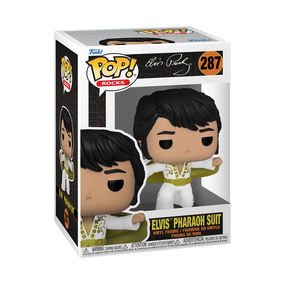 FUNKO POP! ROCKS: ELVIS PRESLEY – PHARAOH SUIT #287 – S Geek